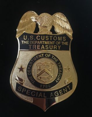 Placa Federal Departamento Tesoro Estados Unidos - Insignia Online