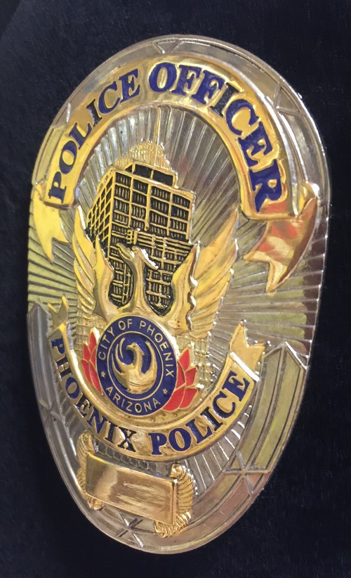 Placa Policía Fénix Phoenix Police Badge Arizona - Insignia Online