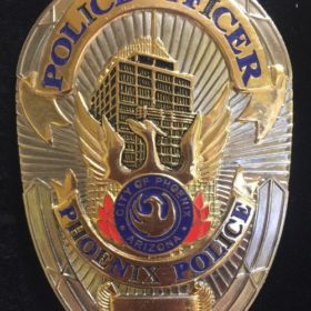 Placa Policía Fénix Phoenix Police Badge Arizona - Insignia Online