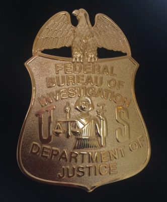Placa FBI Agencia Federal Estados Unidos - Insignia Online