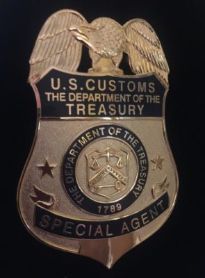 Placa Federal Departamento Tesoro Estados Unidos - Insignia Online