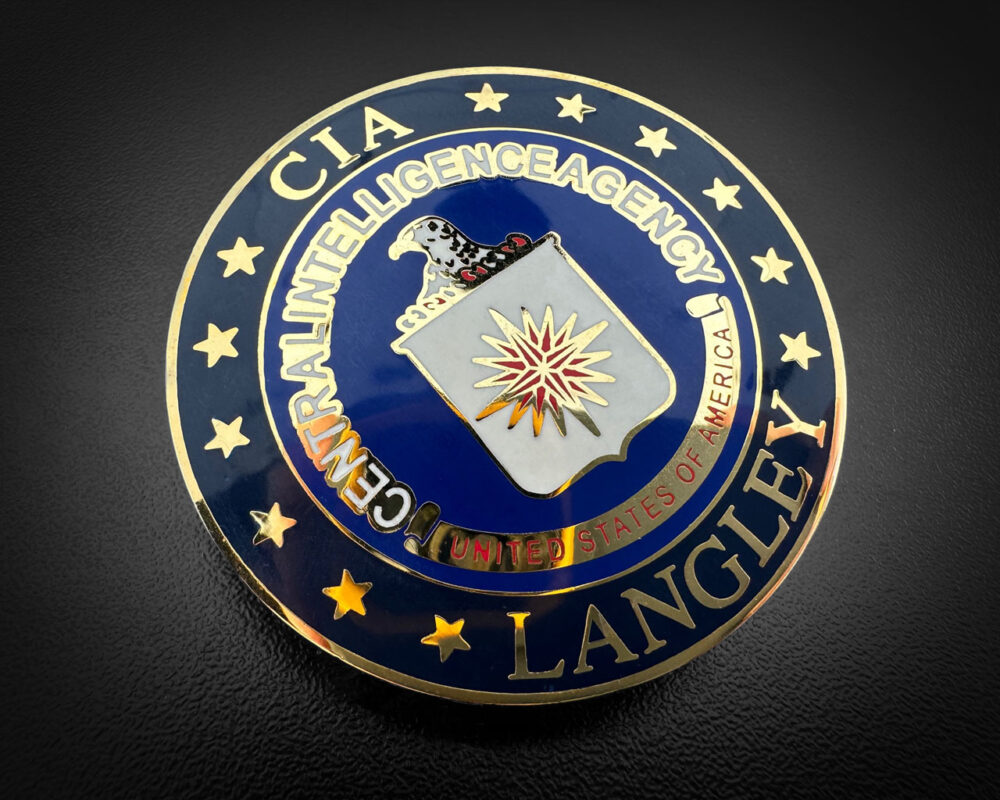 Placa CIA Agencia Central Inteligencia - Insignia Online
