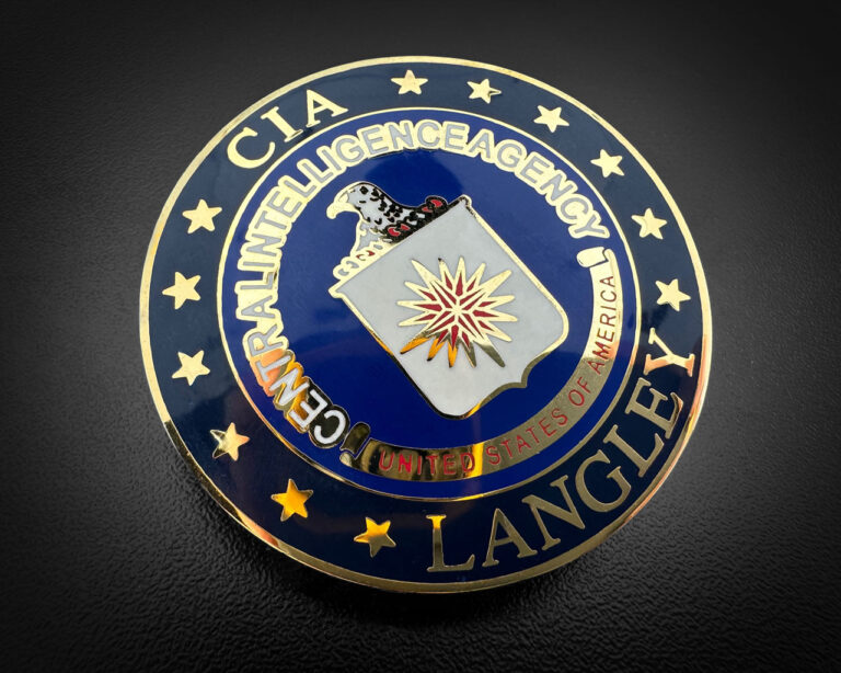 Placa CIA Agencia Central Inteligencia - Insignia Online