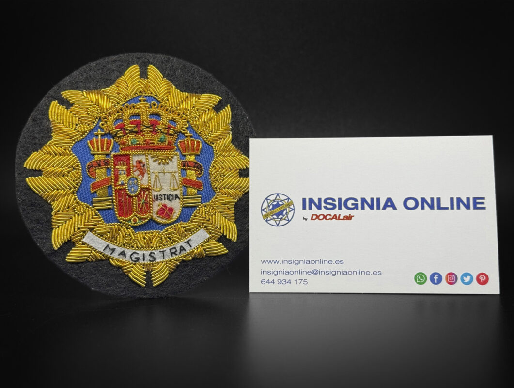 Emblema toga Magistrat (85 mm diámetro) - Insignia Online